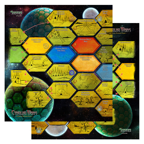 6-8 Player Shaggai Map | Petersen Games – Petersen Games Shop